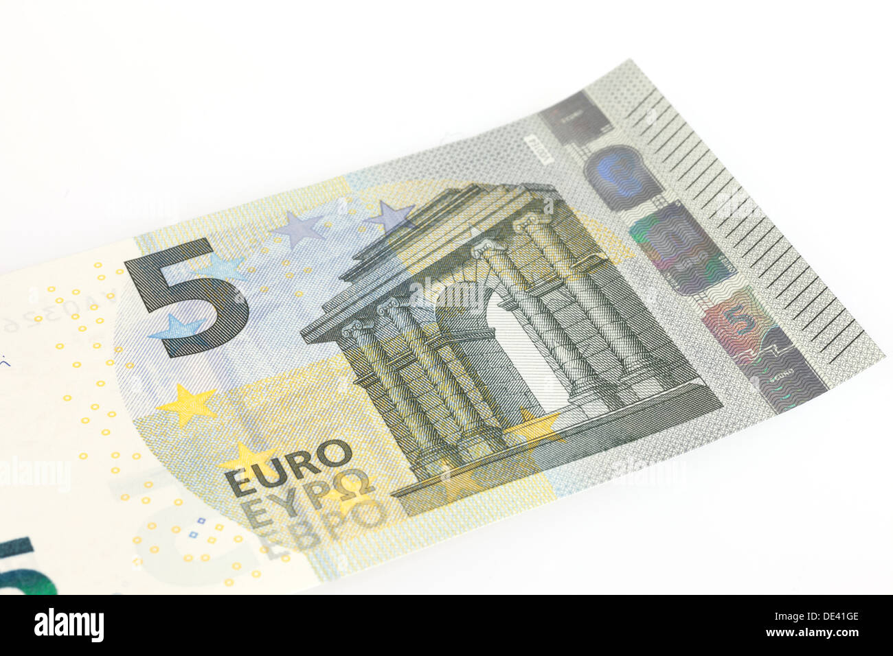 Billet 5 euro hologramme Banque de photographies et d’images à haute ...