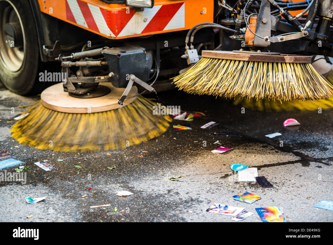 Street sweeper machine Banque de photographies et d’images à haute ...