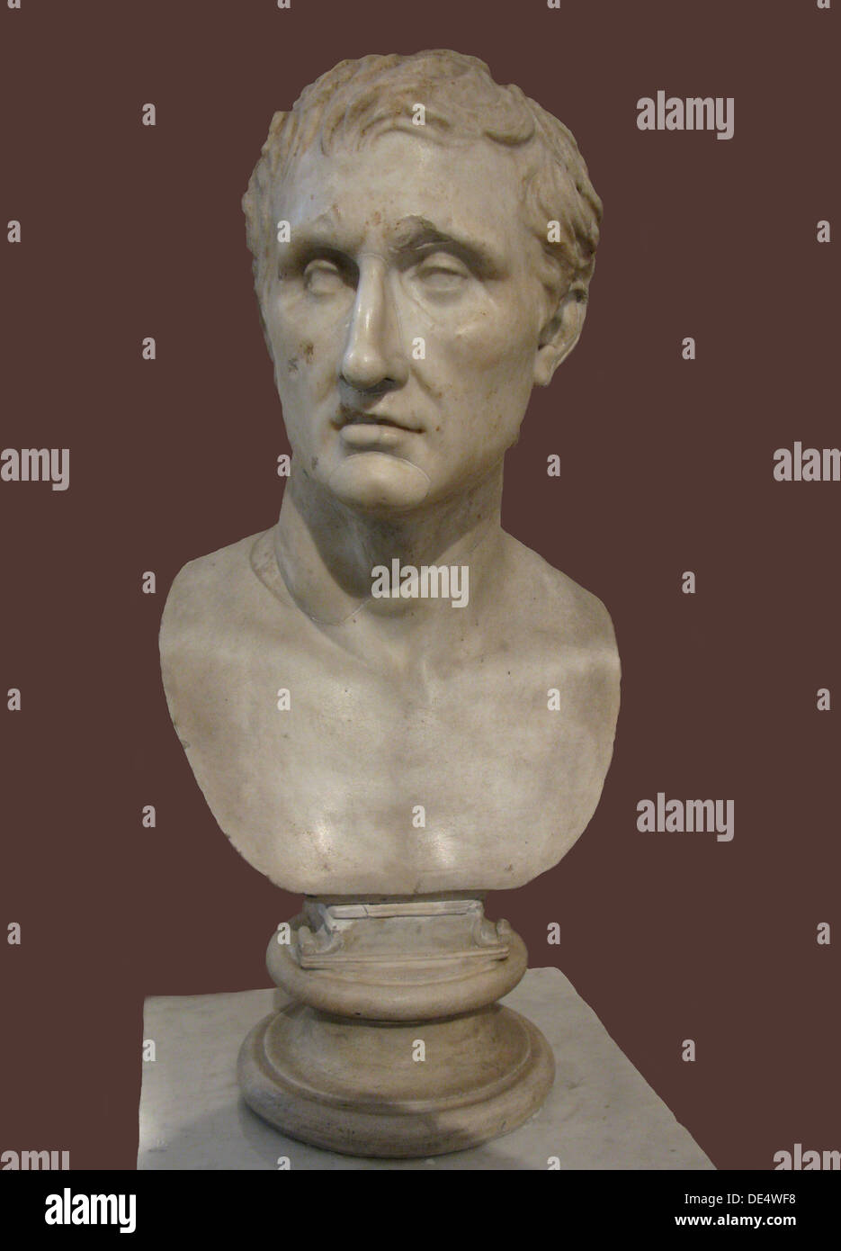 Buste de Ménandre. (Copie romaine de statue grecque par Kephisodotos et ...