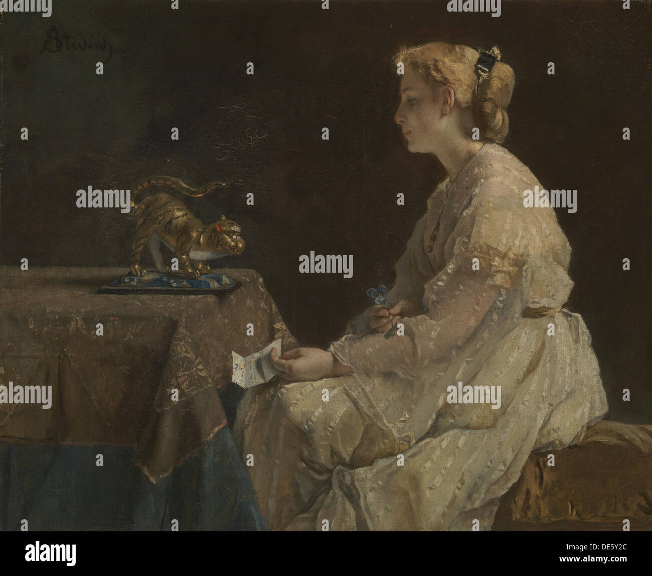 Alfred stevens 1823 1906 Banque de photographies et d’images à haute ...