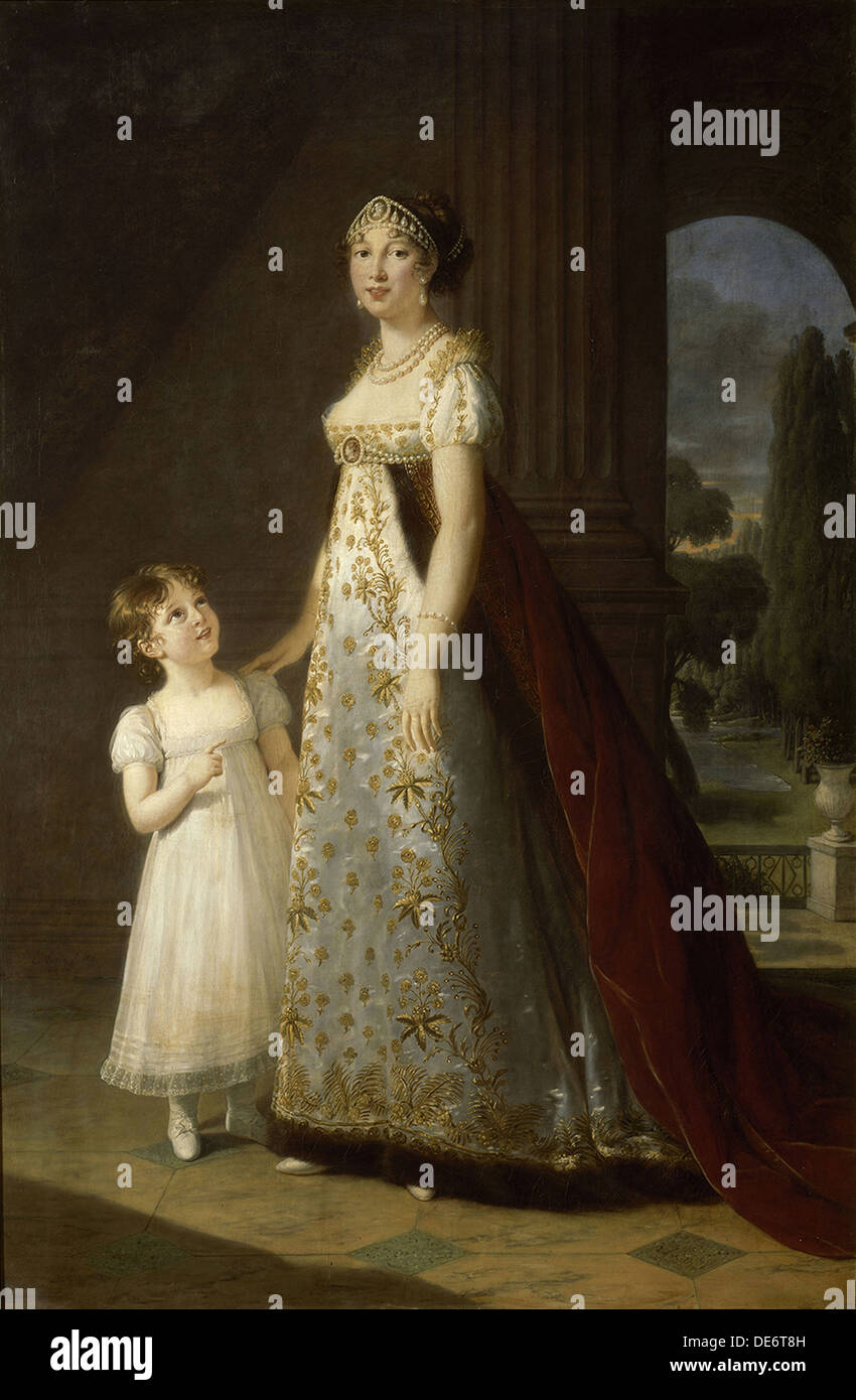 Portrait de Caroline Bonaparte (1782-1839), Reine de Naples et de ...