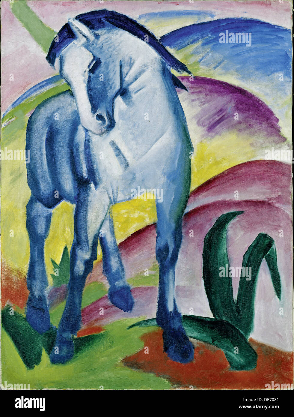 Marc franz blue horse Banque de photographies et d’images à haute ...