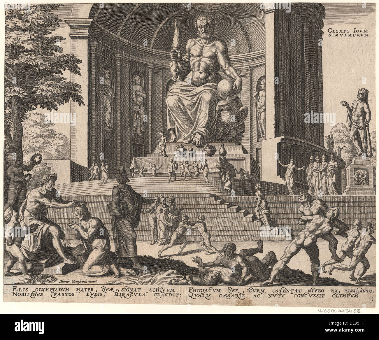 La statue de Jupiter à Olympie (de la série La huitième Merveille du ...