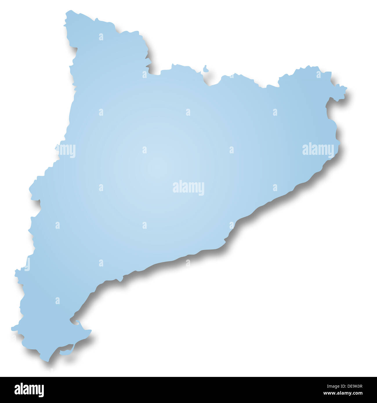 Catalogne map Banque de photographies et d’images à haute résolution ...