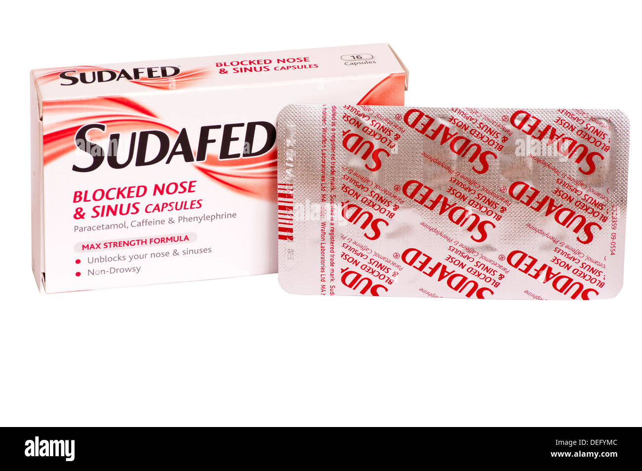 Sudafed decongestant Banque de photographies et d’images à haute ...
