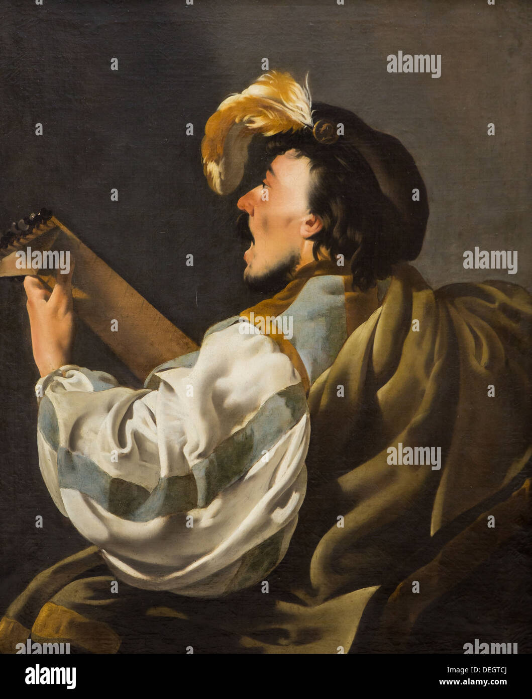 Joueur de luth 17e siècle Banque de photographies et d’images à haute ...