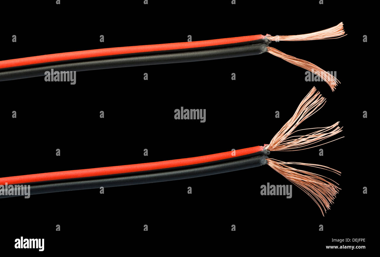Fils rouges et noirs Banque de photographies et d’images à haute ...