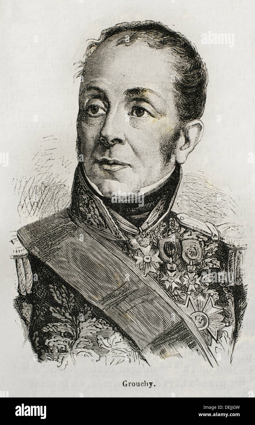 Emmanuel marquis de grouchy general Banque de photographies et d’images ...