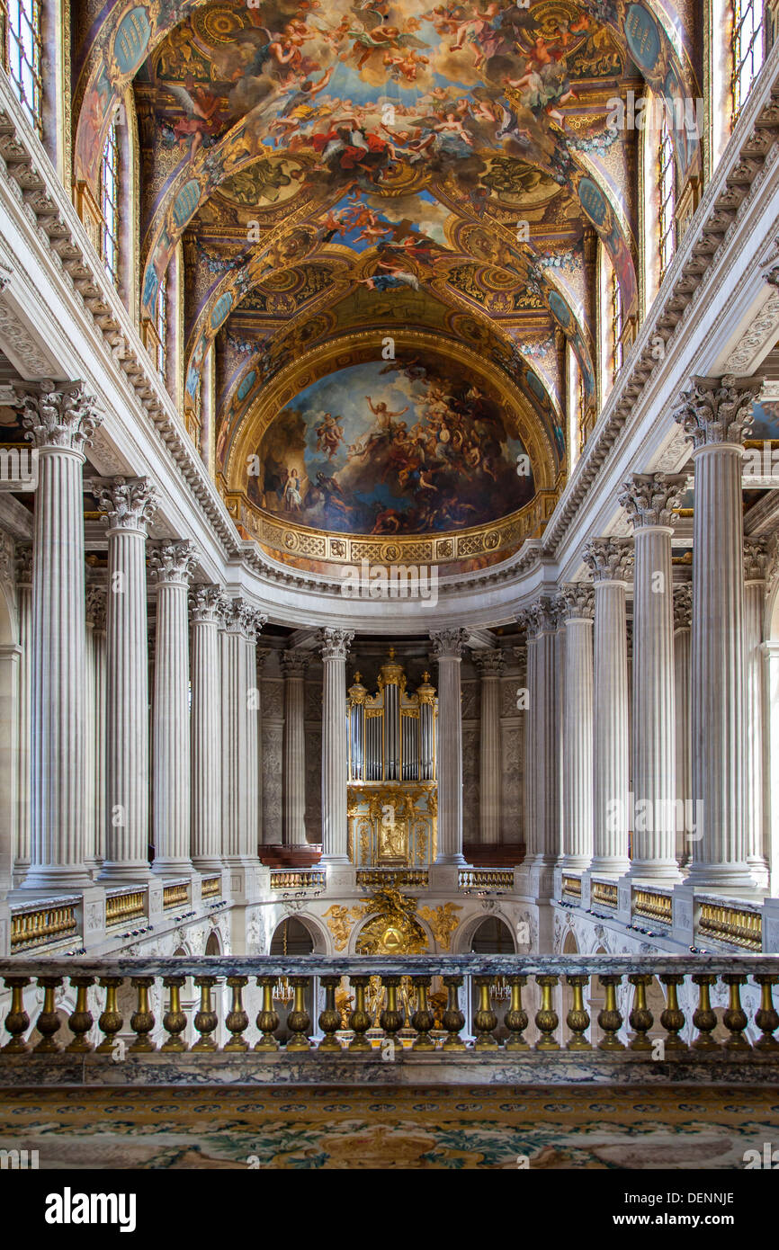 La chapelle royale du château de Versailles près de Paris France Photo ...