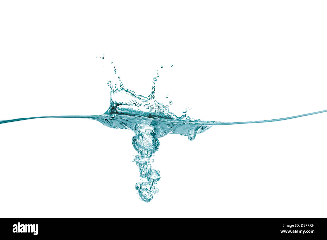 Water wave and splash Banque de photographies et d’images à haute ...