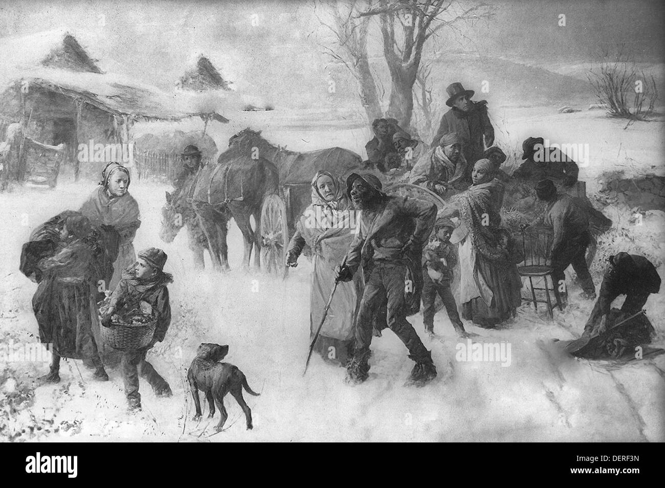 Underground railroad slave Banque d'images noir et blanc - Alamy