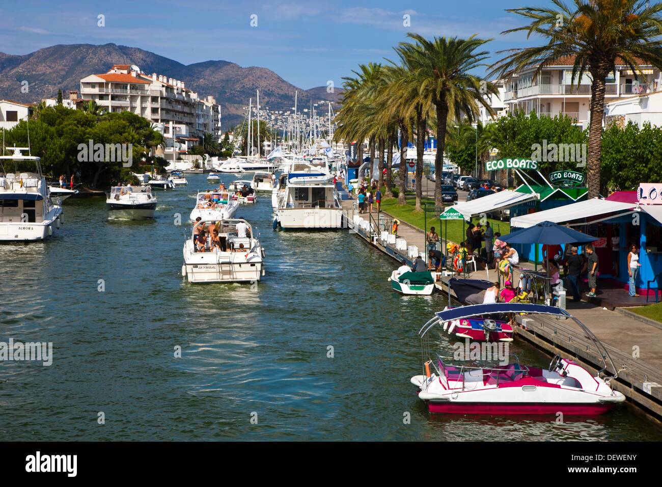 Empuriabrava, Castello d'Empuries, Alt Empordà, Costa Brava, Gérone ...