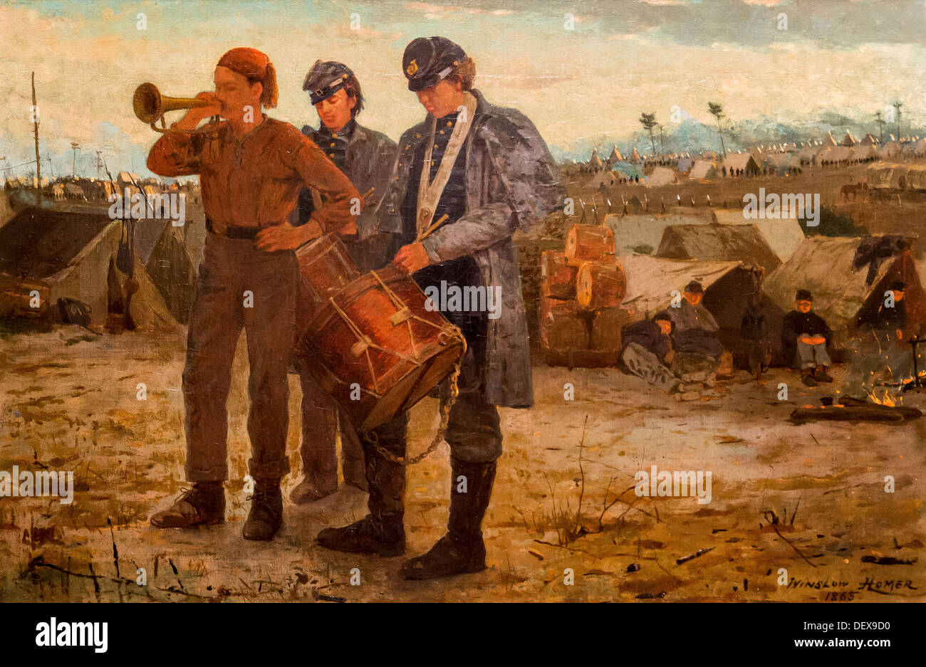 19e siècle - Reveil de sondage, autour de 1870 - Winslow Homer Philippe ...