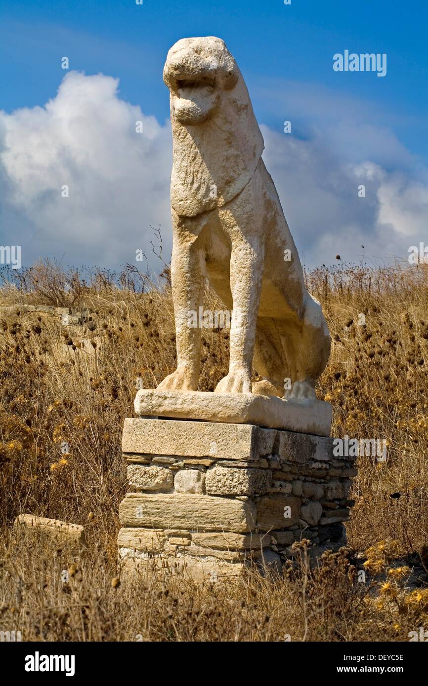 Delos greece lion statues Banque de photographies et d’images à haute ...
