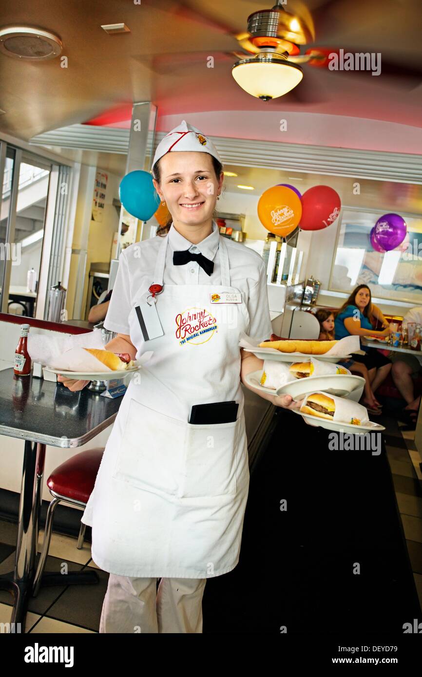 Johnny rockets restaurant Banque de photographies et d’images à haute ...