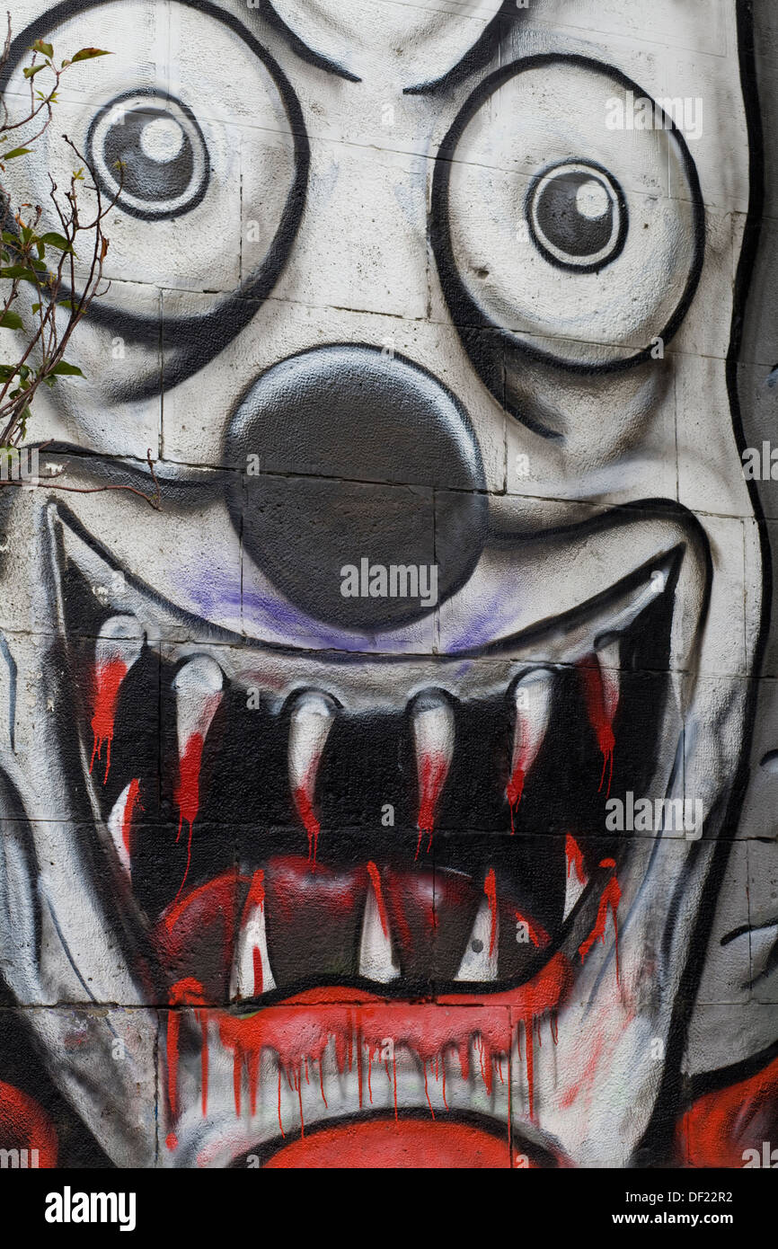 Clown effrayant Banque de photographies et d’images à haute résolution ...