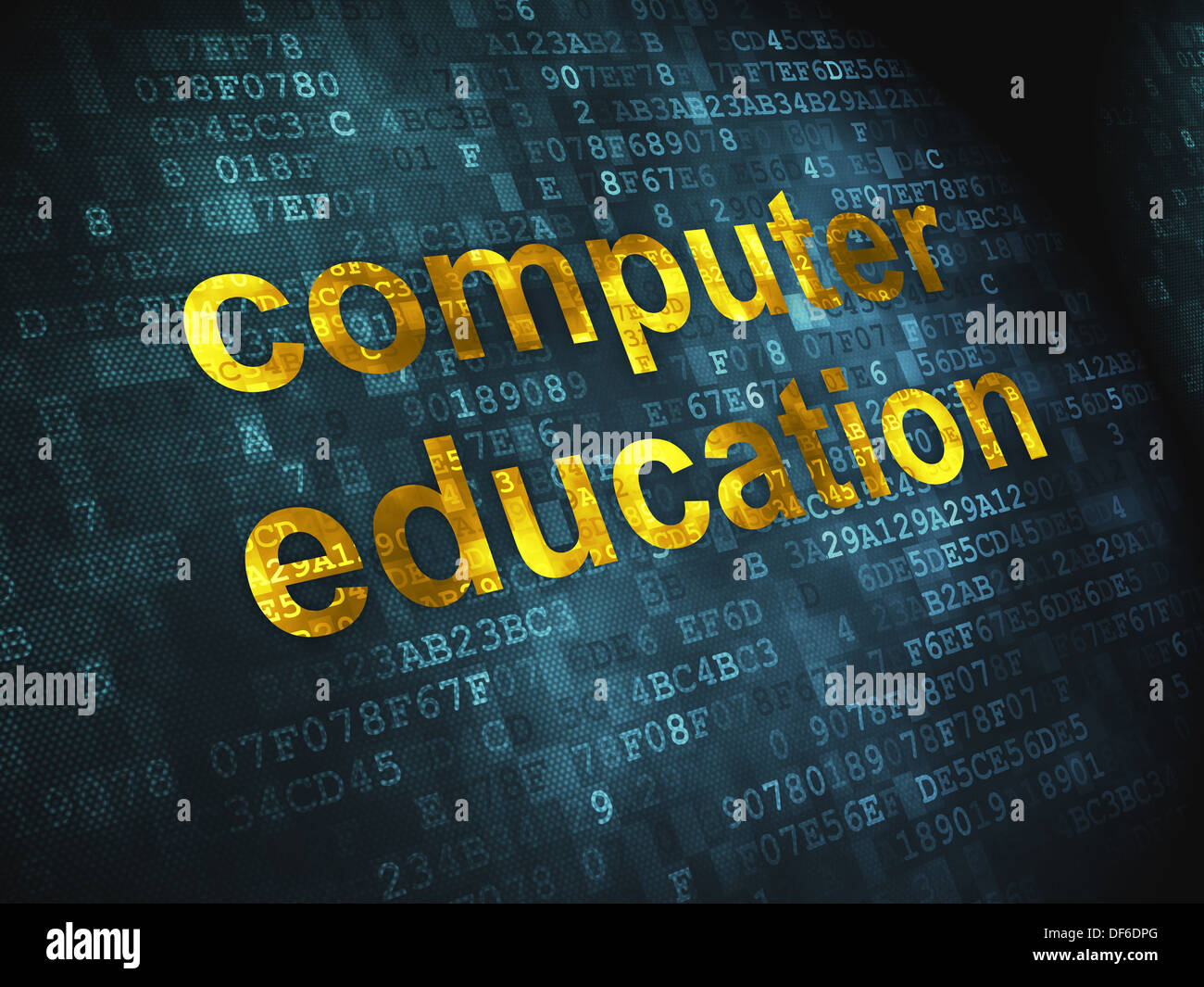 Concept de l'éducation : l'enseignement de l'informatique sur l'arrière ...