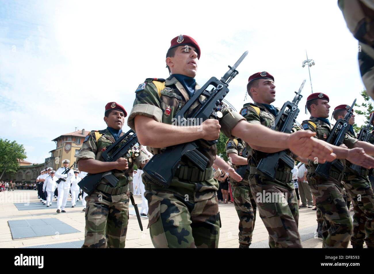 3° RPIMA Régiment parachutiste infanterie de marine français au cours ...
