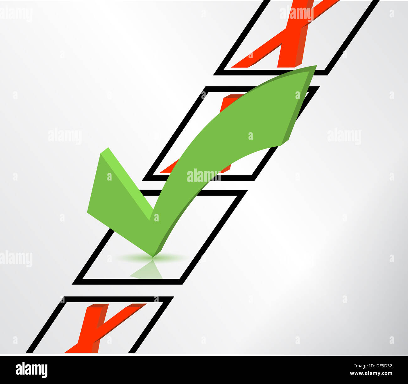 Symboles de la liste de vérification illustration design Photo Stock ...