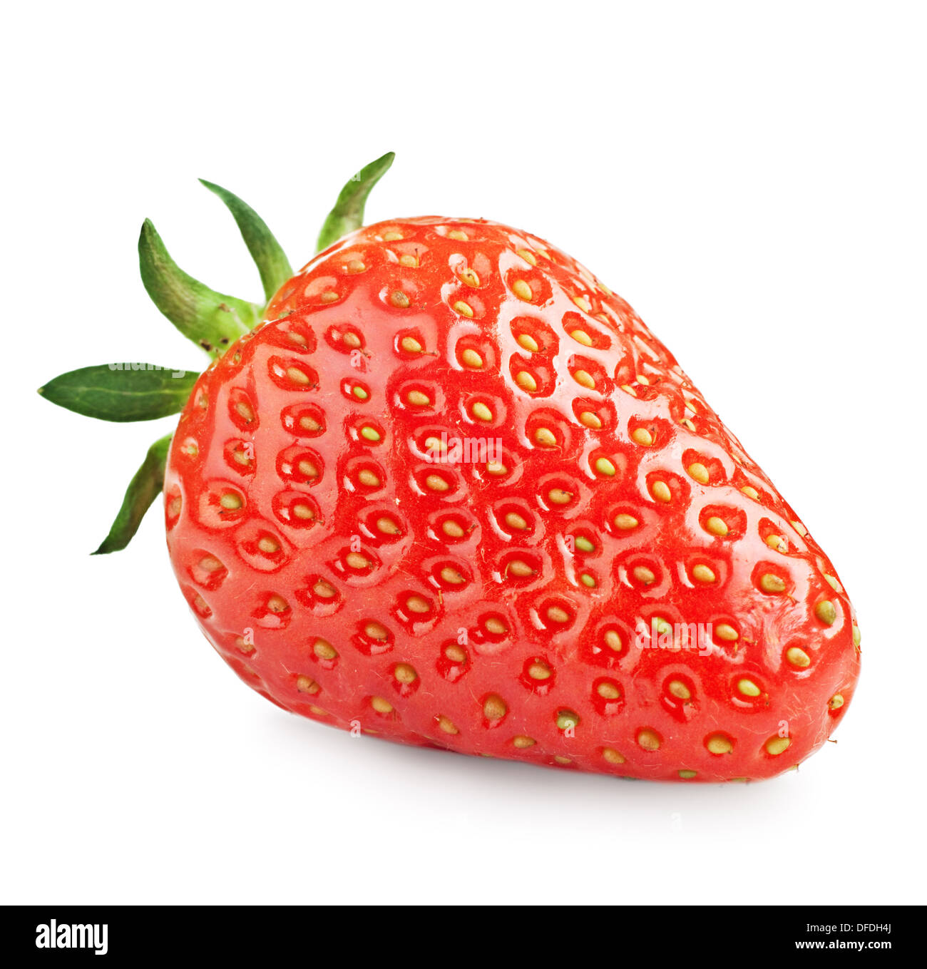 Fraise sur fond blanc Banque de photographies et d’images à haute ...