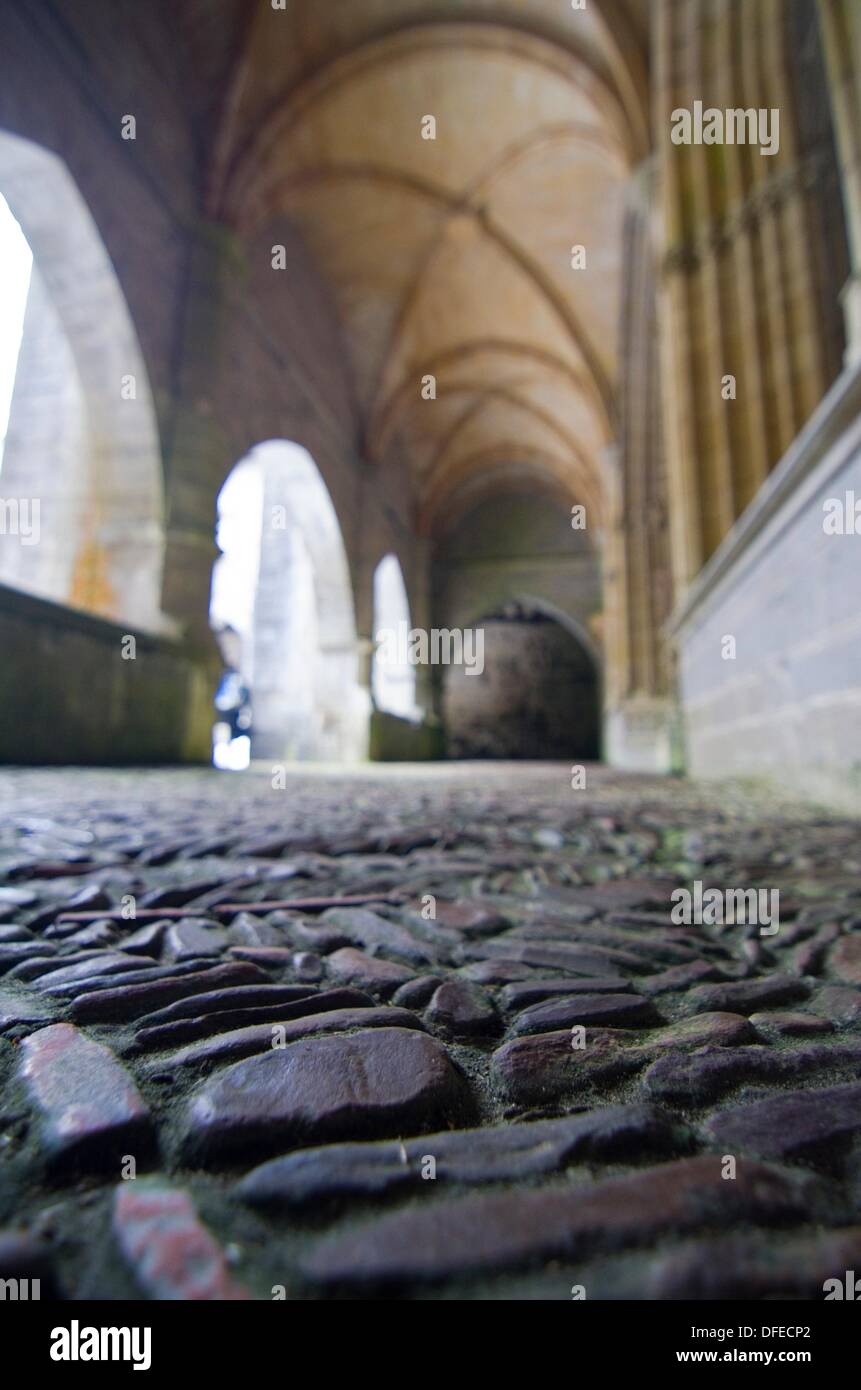 Roncesvalles Colegiata Monastery Navarre Spain Banque d'image et photos ...