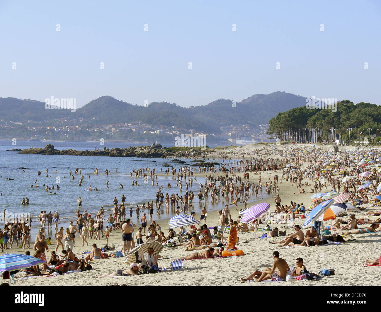 Playa de samil vigo pontevedra Banque de photographies et d’images à ...