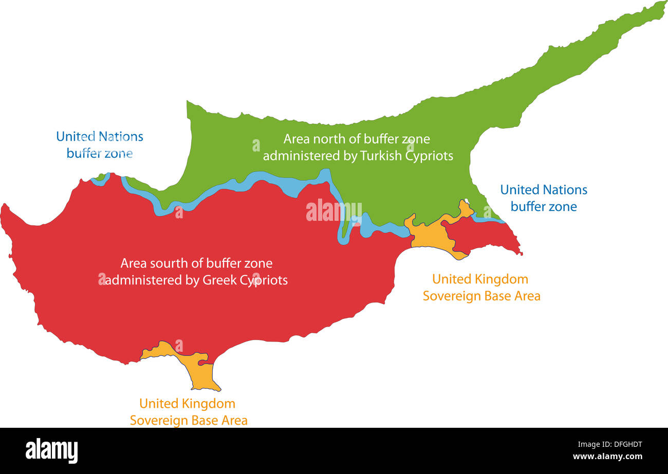 Cyprus map Banque de photographies et d’images à haute résolution - Alamy