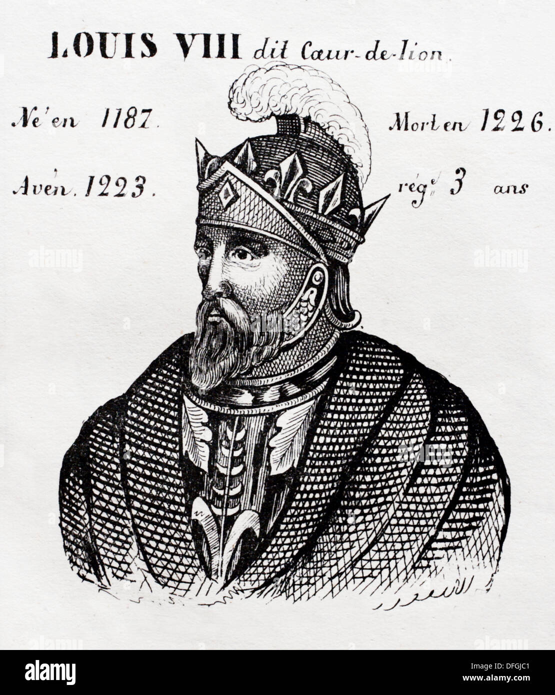 Roi de france de 1223 Banque de photographies et d’images à haute ...