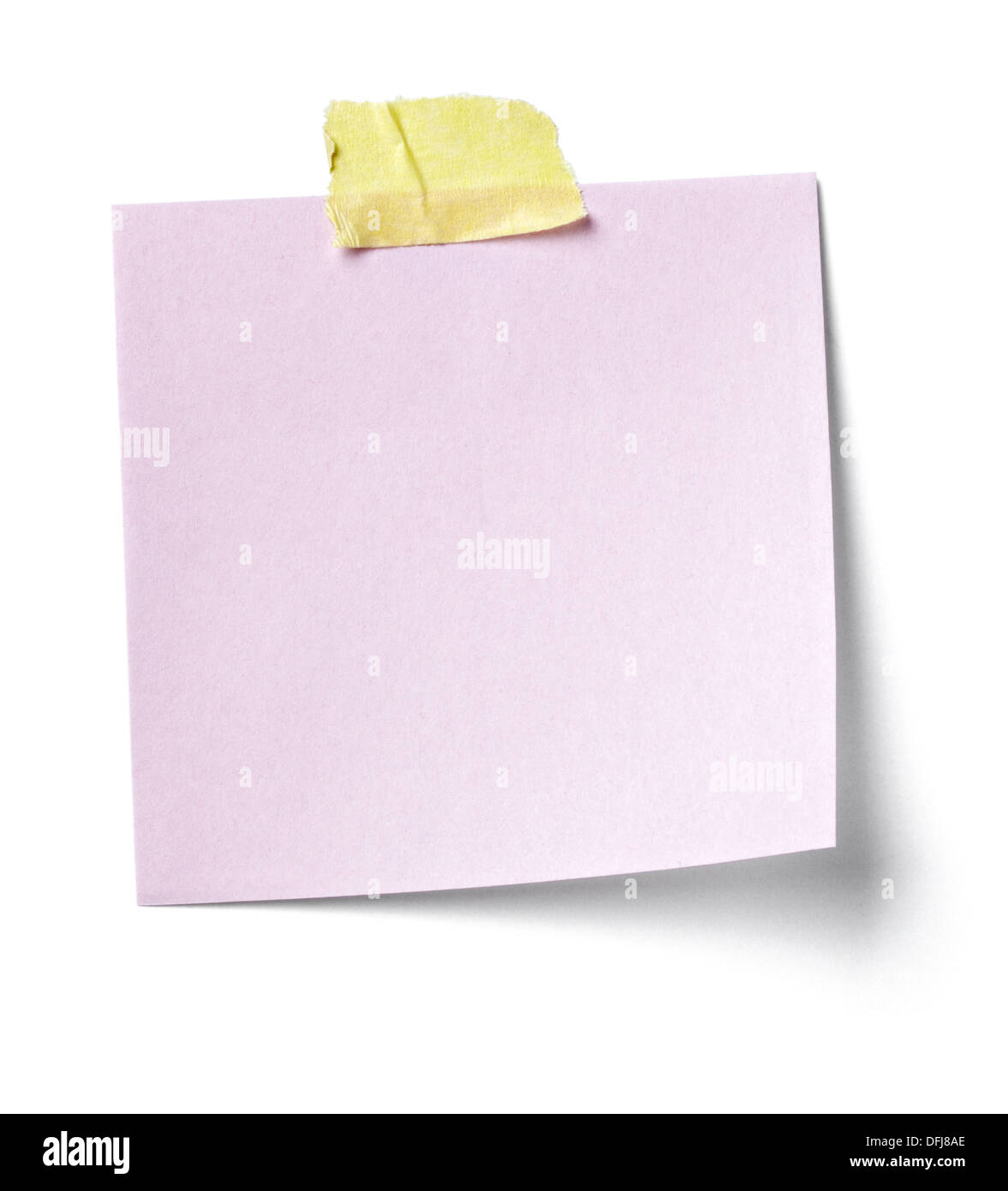 Post it note rose Banque de photographies et d’images à haute ...