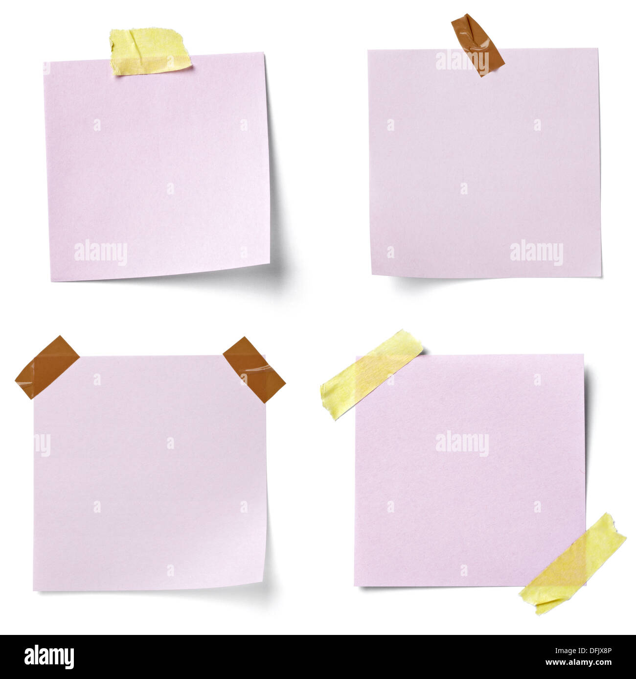 Post it note rose Banque de photographies et d’images à haute ...