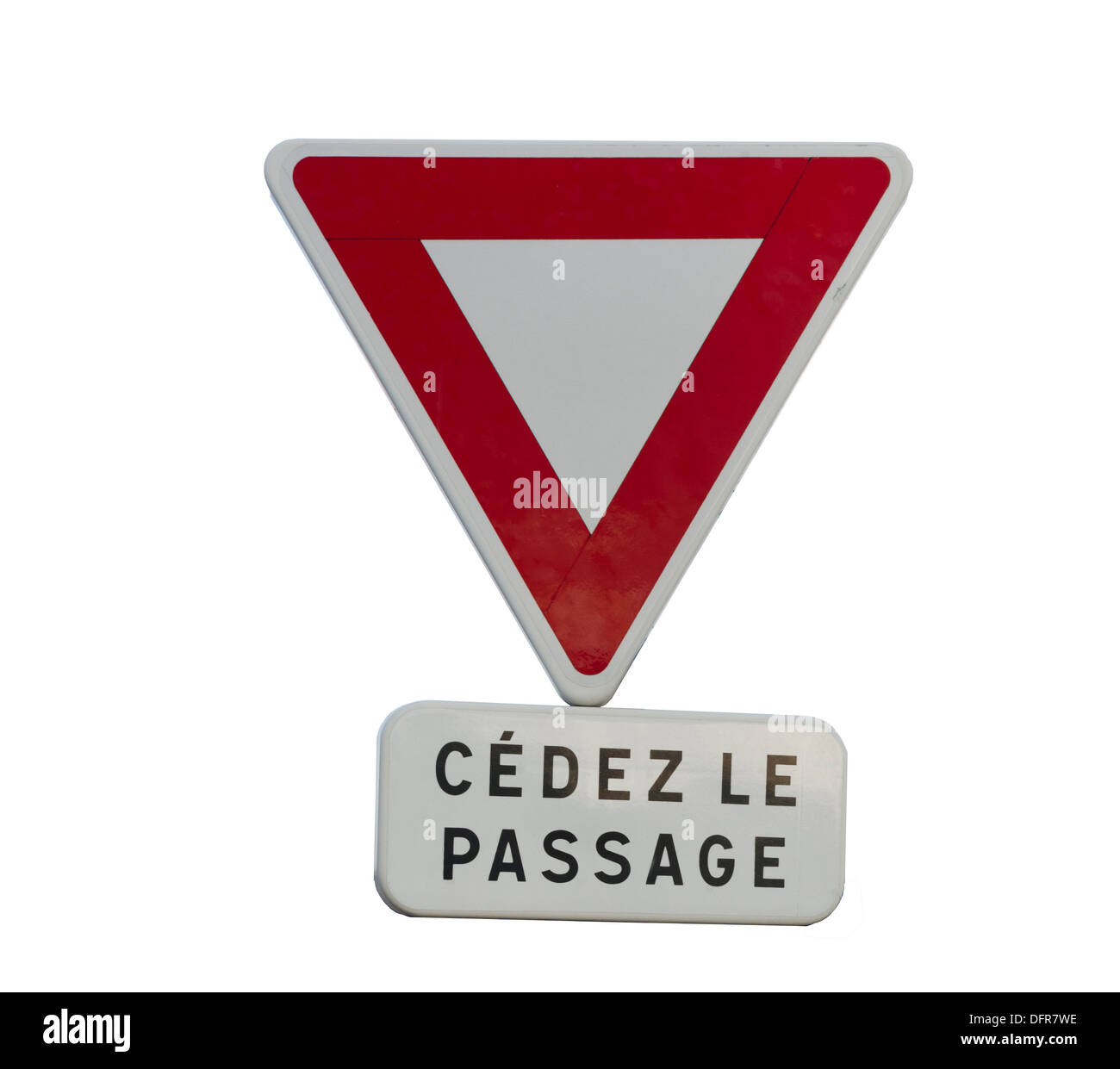 Cedez Le Passage Banque d'image et photos - Alamy