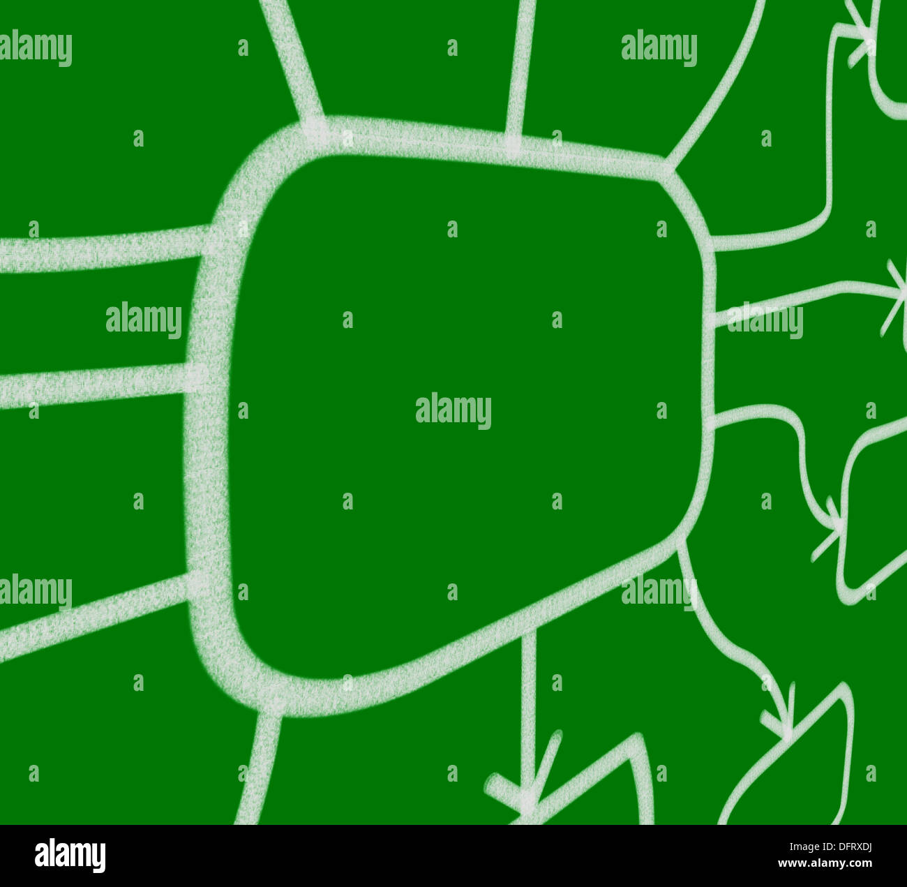 Schéma montrant le plan vierge Schéma Diagramme du processus Photo ...