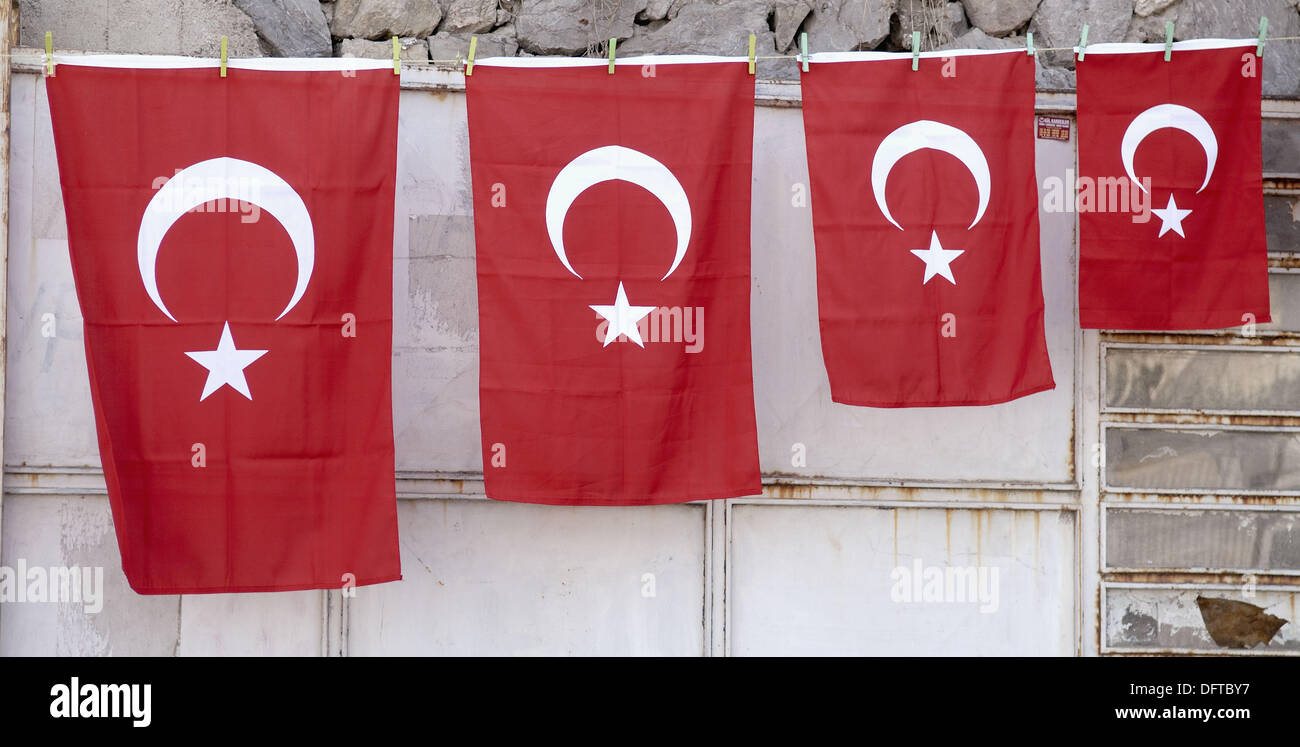 Drapeaux turcs Banque de photographies et d’images à haute résolution ...