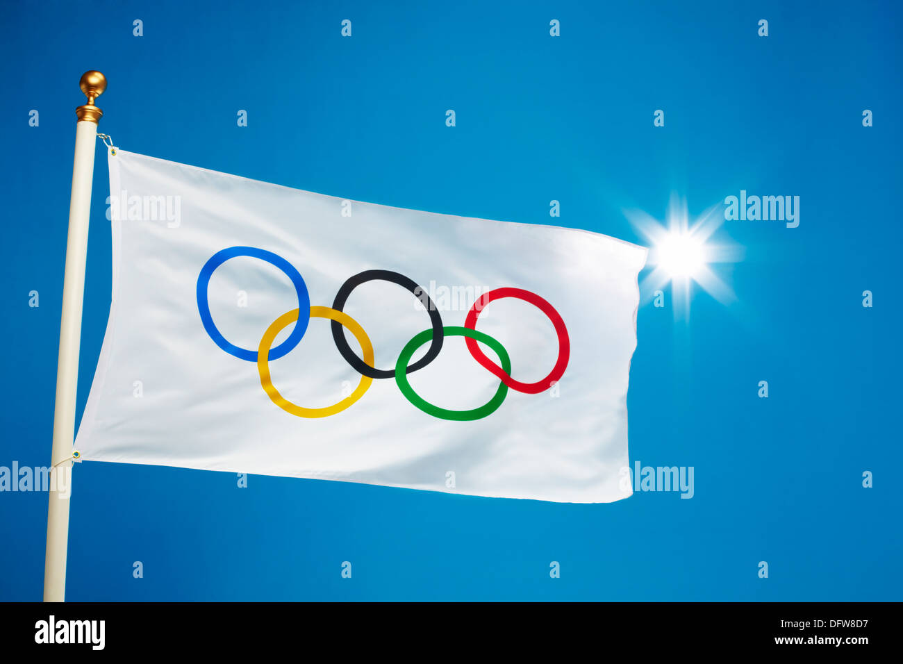 Drapeau des jeux olympiques Banque de photographies et d’images à haute ...