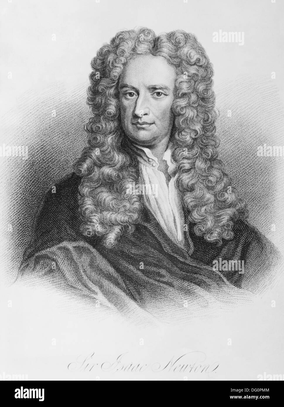 Isaac newton 1642 1727 scientifique et mathématicien anglais Banque d ...