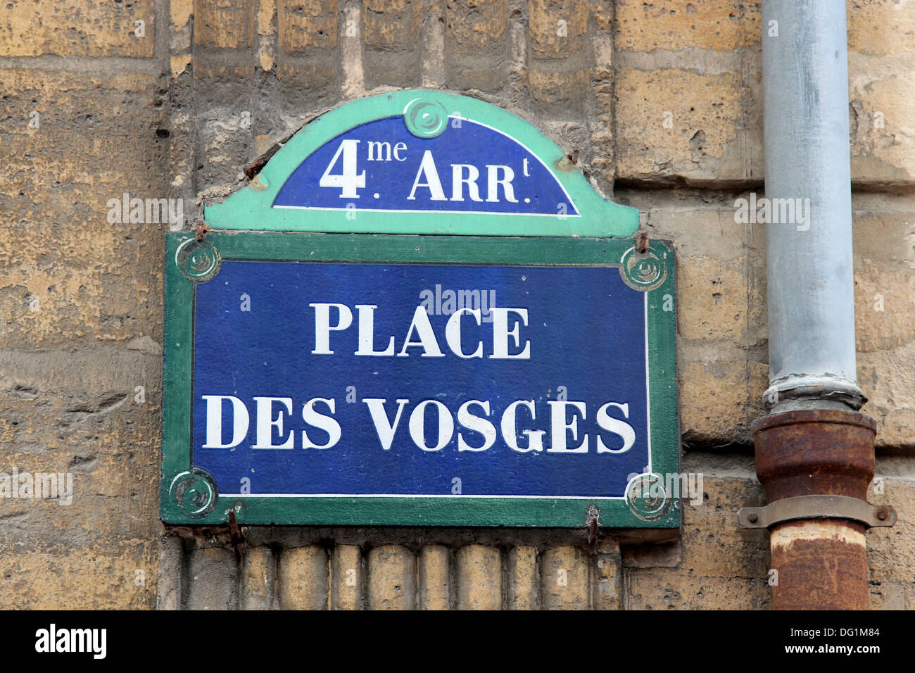 Plaque de rue de paris Banque de photographies et d’images à haute ...