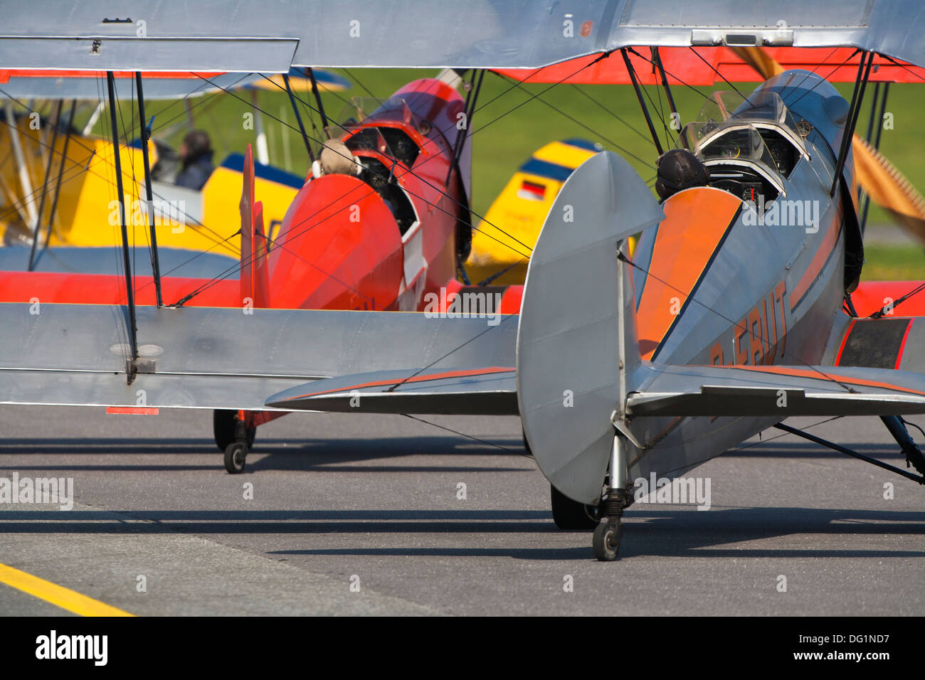 Vintage stampe sv4 biplane Banque de photographies et d’images à haute ...
