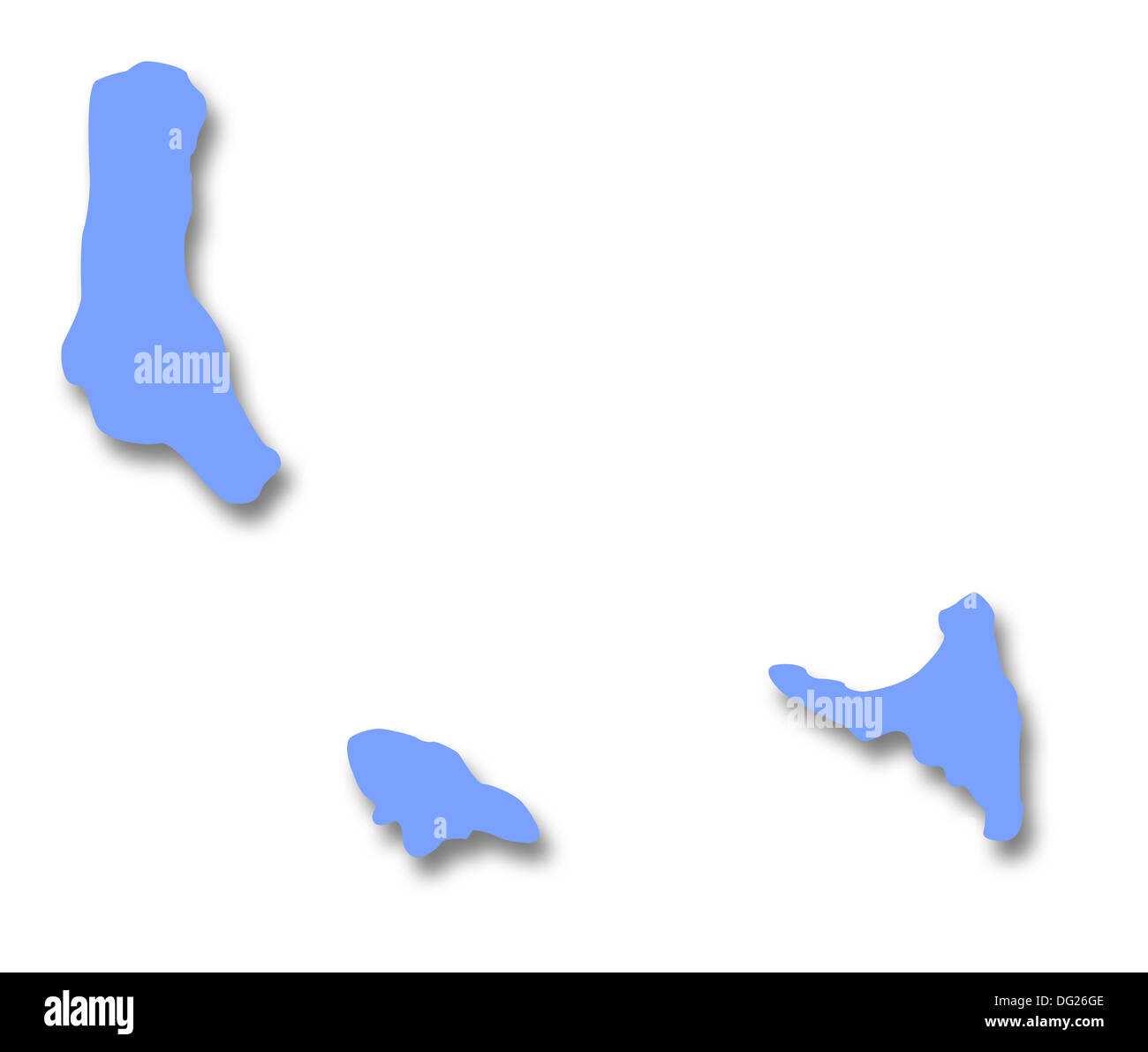 Carte des comores Banque de photographies et d’images à haute ...