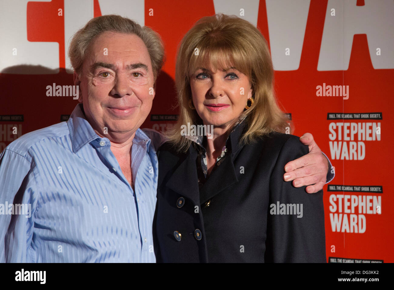 Andrew lloyd webber avec mandy rice davies Banque de photographies et d ...