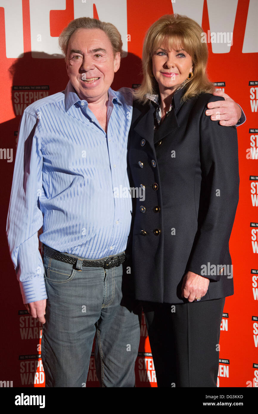 Andrew lloyd webber avec mandy rice davies Banque de photographies et d ...