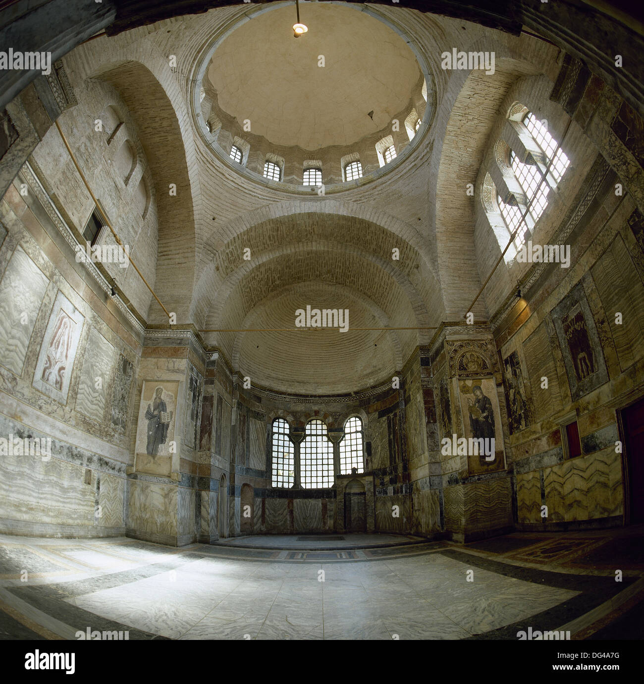 La Turquie. Istanbul. Église du Saint Sauveur à Chora. 11ème-13ème siècles. Nef centrale et de l ...