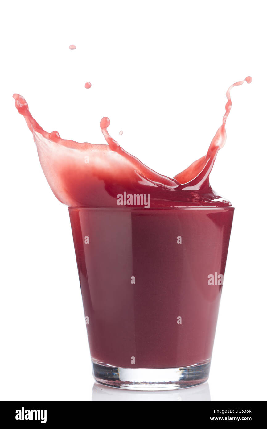 Jus de fruits rouges Banque de photographies et d’images à haute ...
