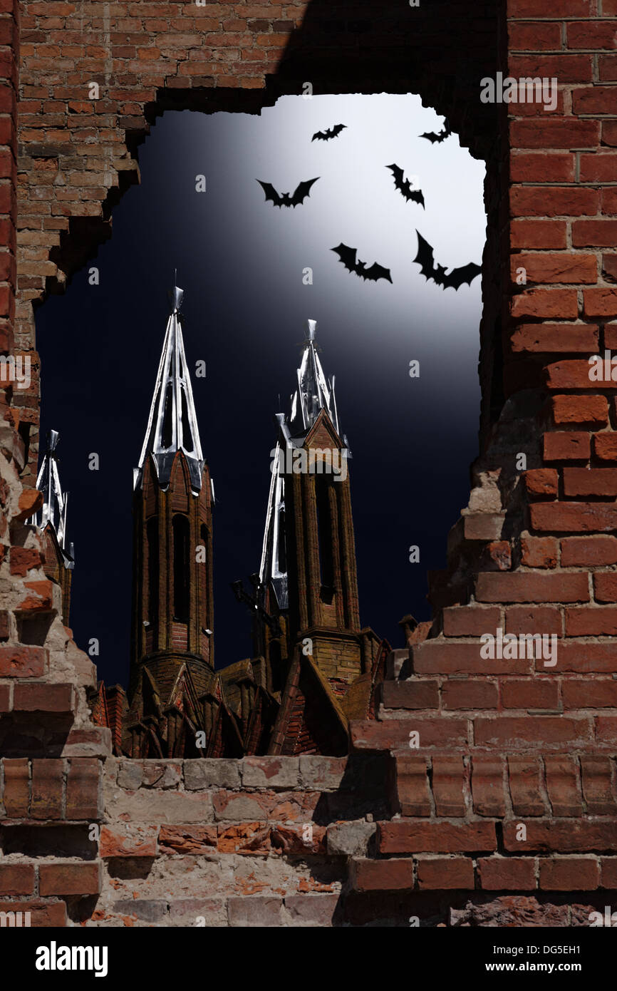 Brèche dans le mur Banque de photographies et d’images à haute ...