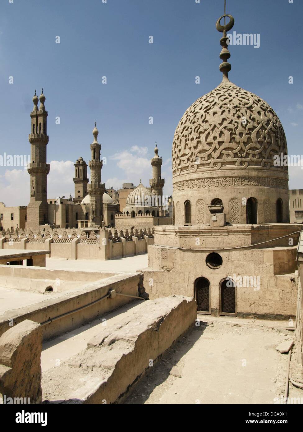 Dome al azhar mosque cairo egypt Banque de photographies et d’images à ...