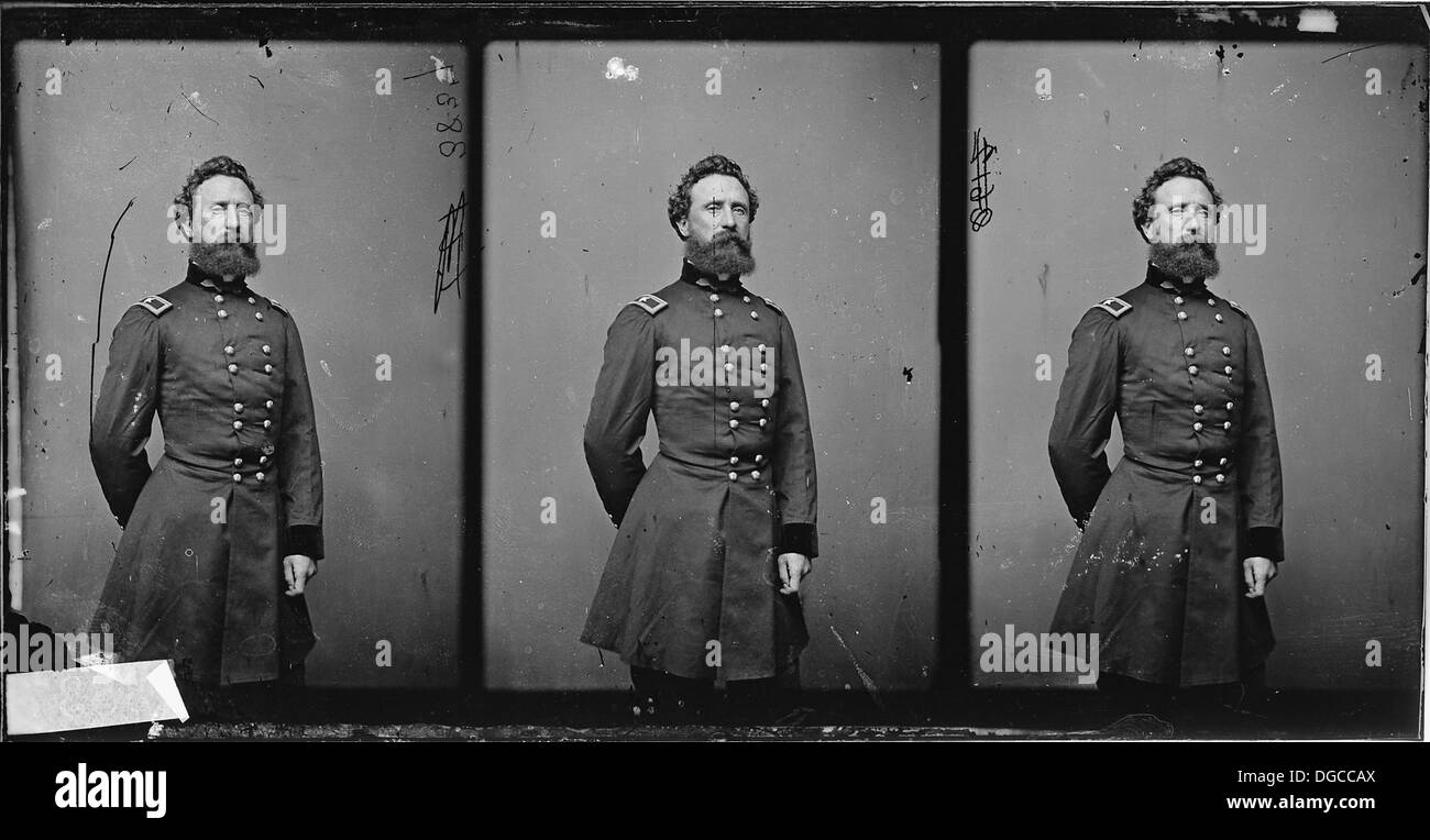 Portrait du général George Sykes, un officier de l'armée américaine ...