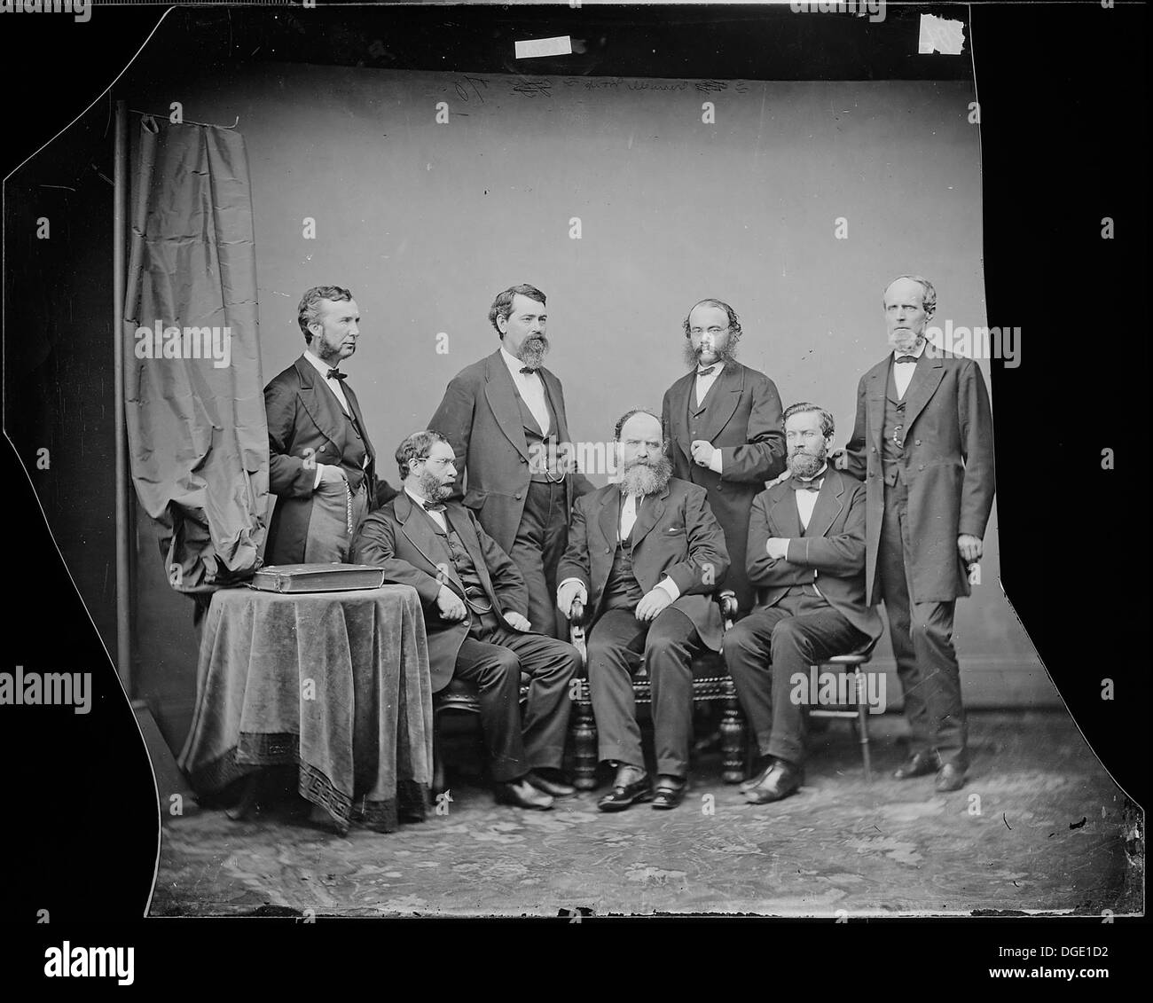 Les vieux messieurs Banque d'images noir et blanc - Alamy