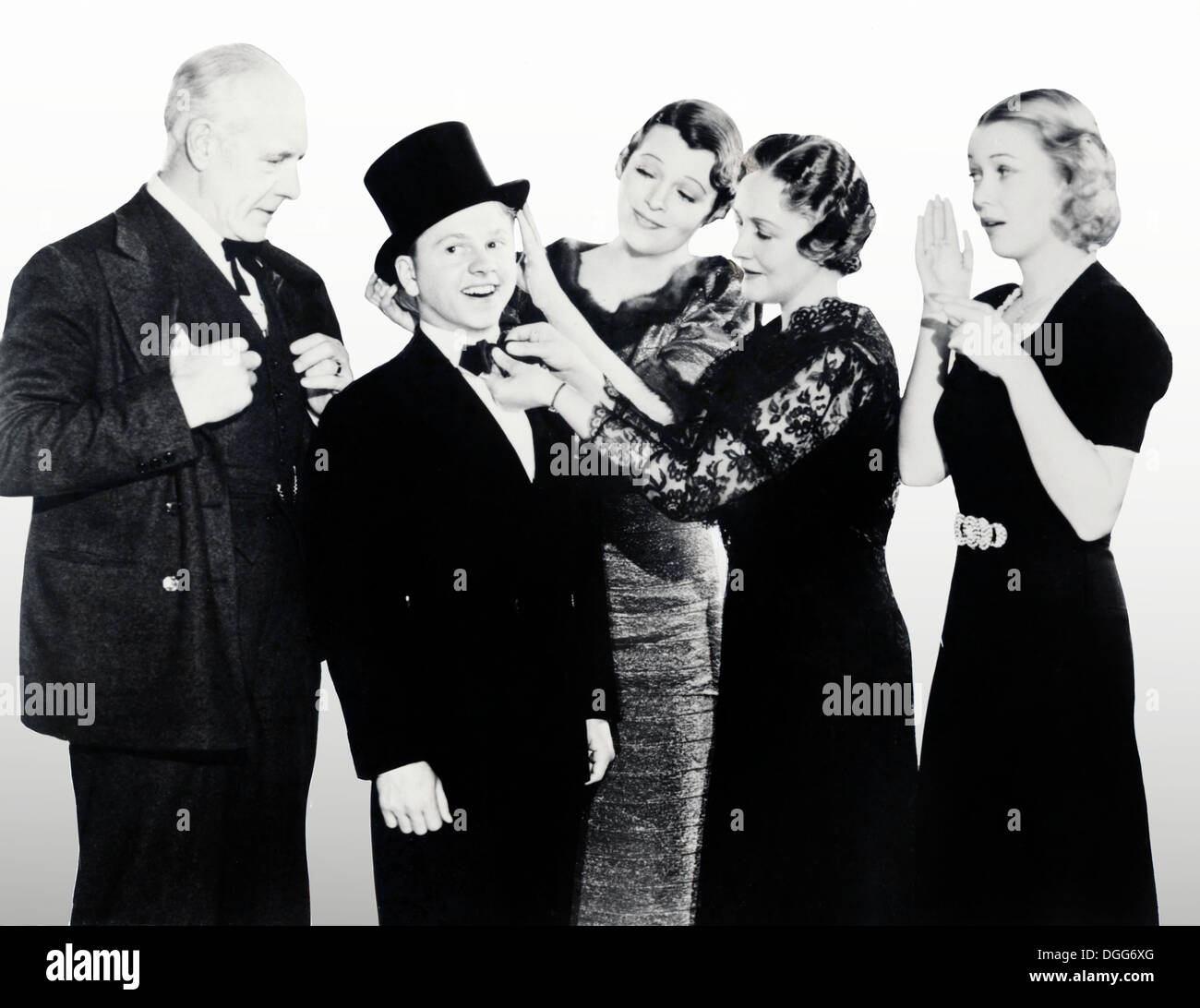 Les ENFANTS DU JUGE HARDY 1938) LEWIS STONE, Mickey Rooney, BETTY ROSS ...