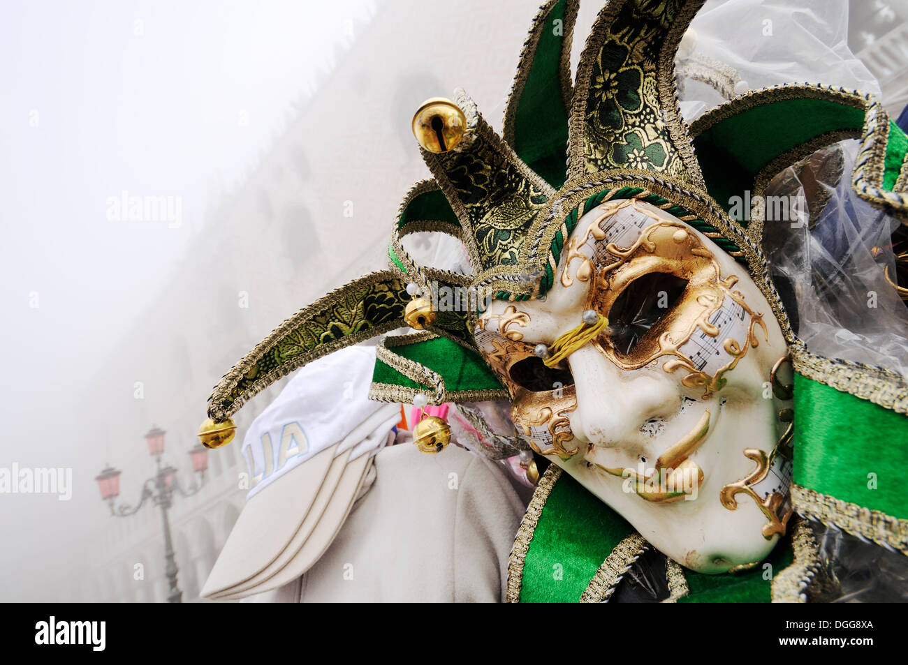 Masque de carnaval, du Palais des Doges, Le Palais Ducale dans le ...