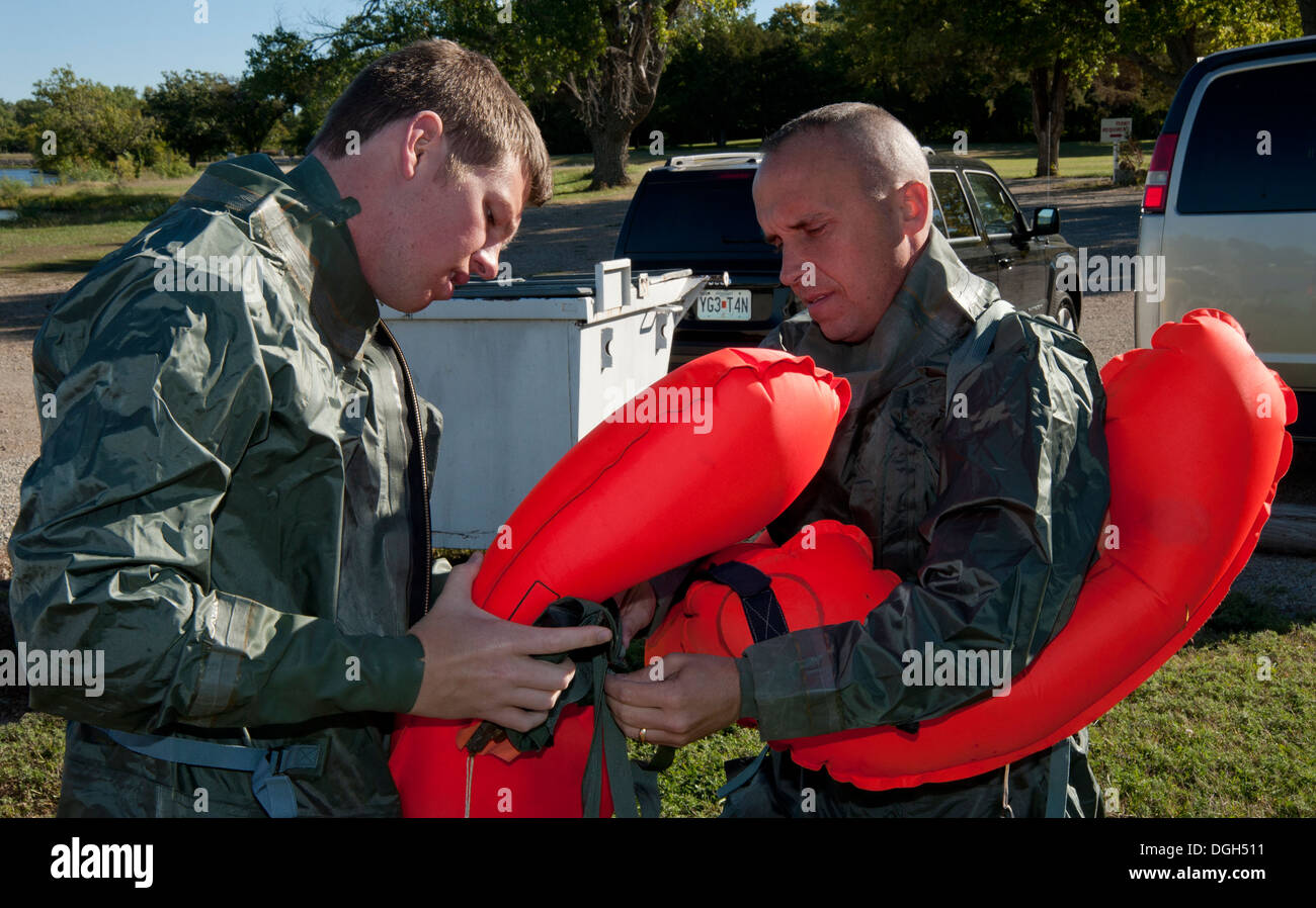 Capt jesse prater et lt col brian backman Banque de photographies et d ...