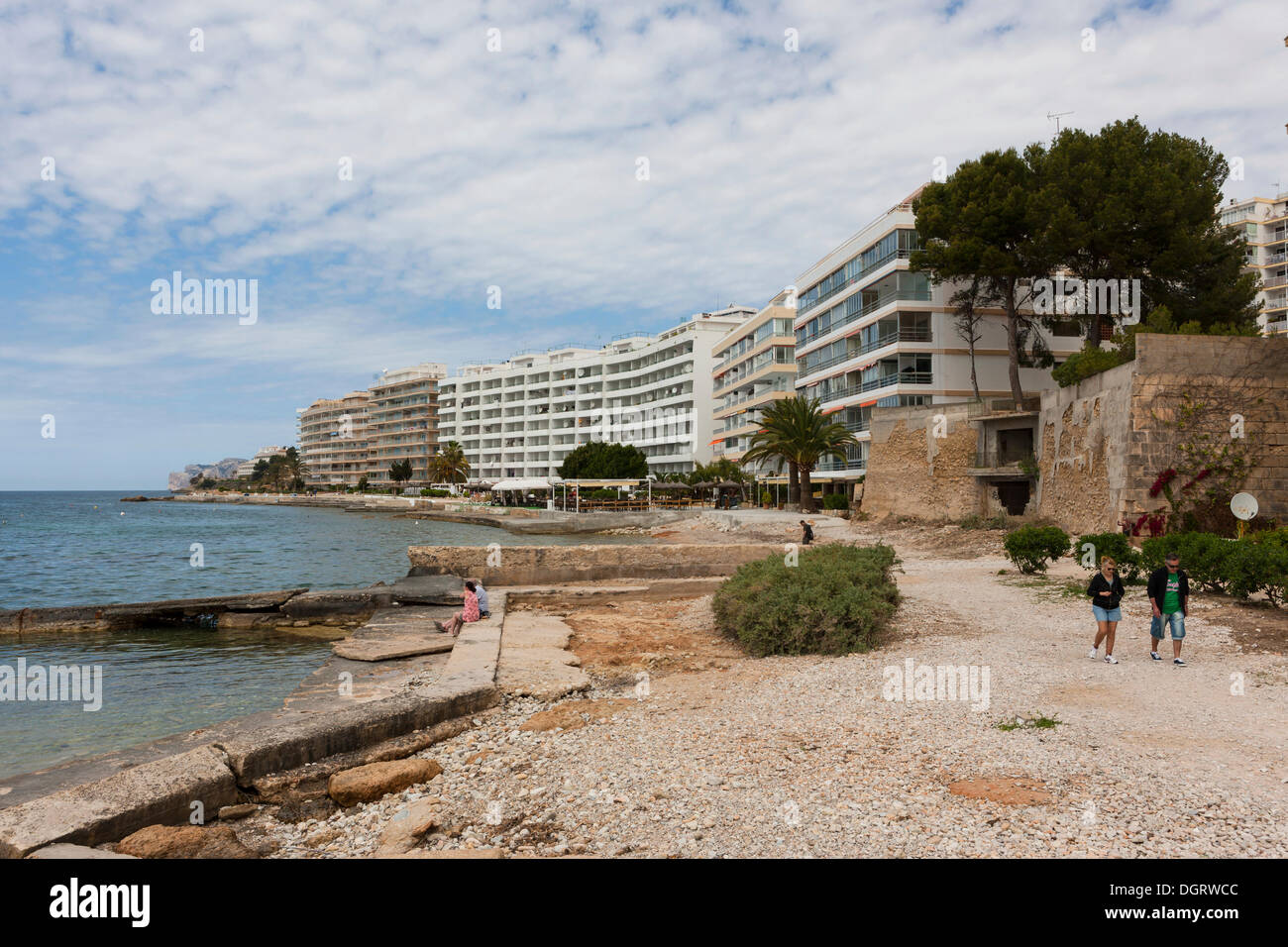 Les complexes hôteliers le long de la baie de Santa Ponsa, à Playa de ... Les complexes hôteliers le long de la baie de Santa Ponsa, à Playa de ...
